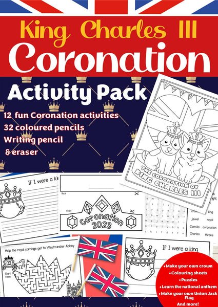 Coronation Activity Pack | DitzyB Ltd, Craft Supplies, Workshops & Parties